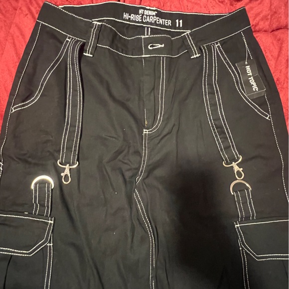 Hot Topic | Jeans | Hot Topic Hi Rise Carpenter Cargo Jeans | Poshmark